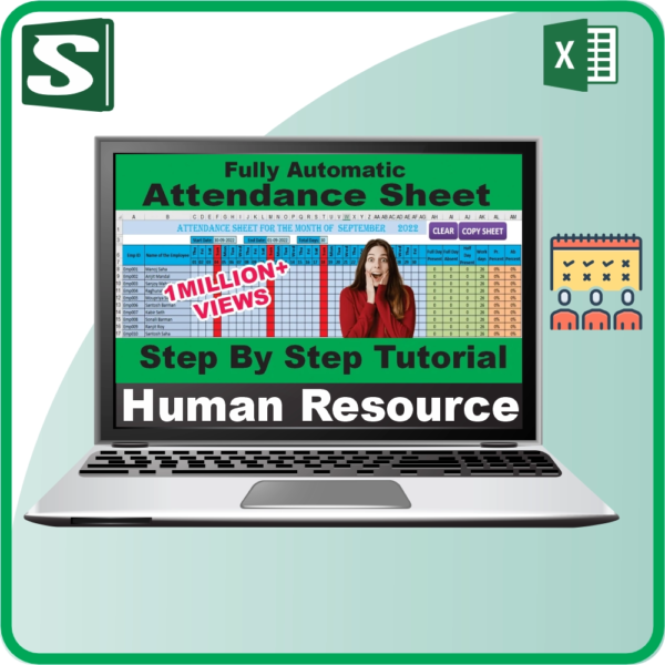 Automated Attendance Sheet in Excel - SAHA COMPUTER